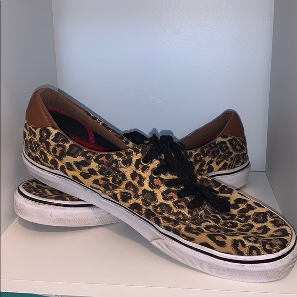 Vans | Shoes | Mens Van Sneakers Cheetah Print | Poshmark